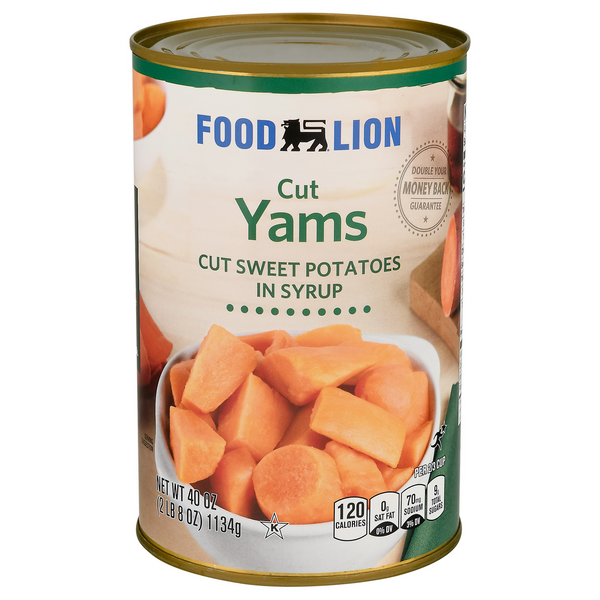Save on Food Lion Cut Yams Sweet Potatoes in Syrup Order Online ...