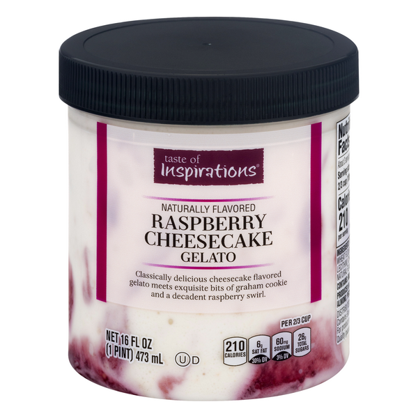 Save on Taste of Inspirations Gelato Raspberry Cheesecake Order Online ...