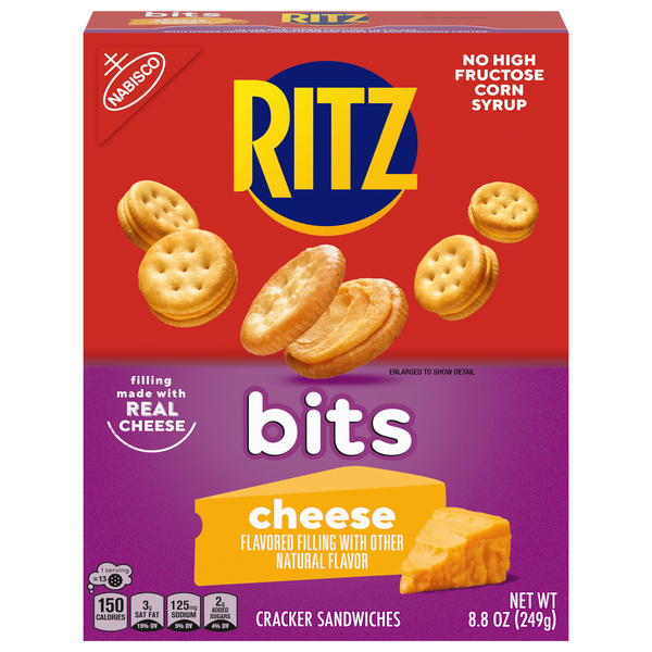 Save on Nabisco Ritz Bits Cheese Sandwich Crackers Order Online ...