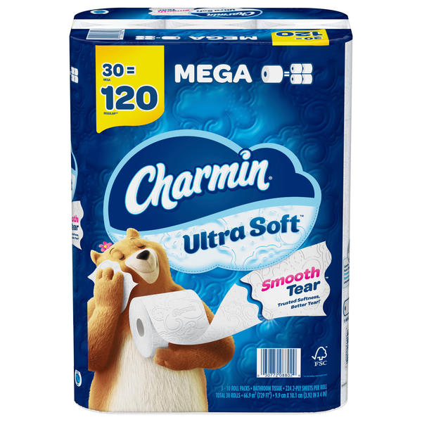 Save on Charmin Ultra Soft Mega Roll 2-Ply Toilet Paper Order Online ...
