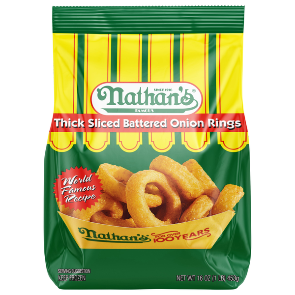 Save on Nathan's Famous Thick Sliced Battered Onion Rings Order Online ...