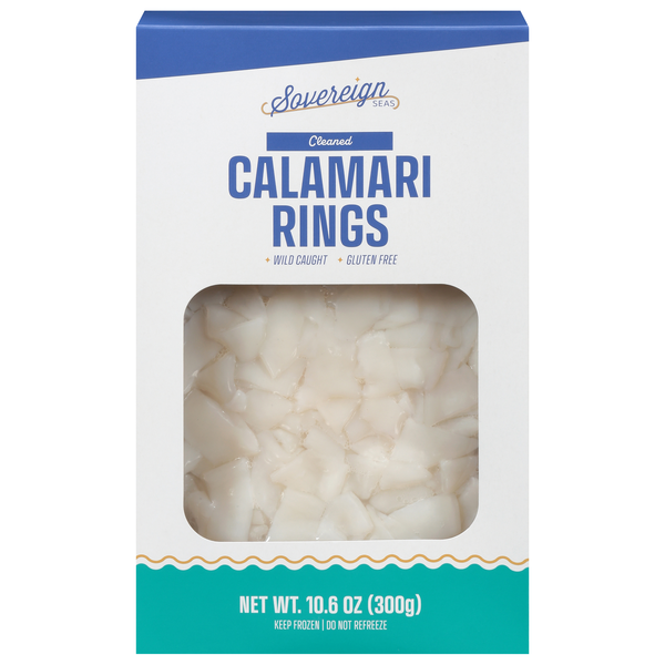 Save on Sovereign Seas Cleaned Calamari Rings Frozen Order Online ...