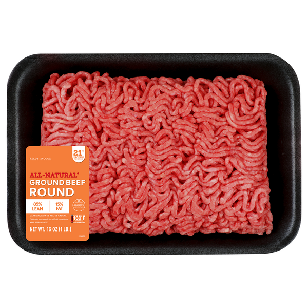 Save on Tyson All Natural 85% Lean 15% Fat Ground Beef Round Fresh ...