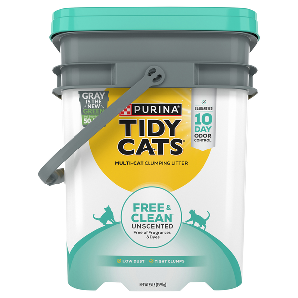 Save on Tidy Cats Free & Clean Clumping Unscented Multi-Cat Cat Litter ...