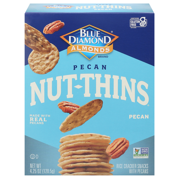Save on Blue Diamond Pecan Nut-Thins Gluten Free Rice Crackers Order ...