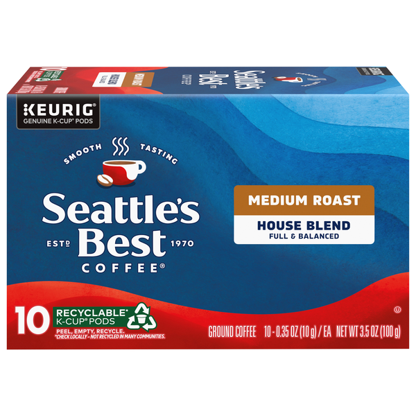 Save on Seattle's Best House Blend Medium Roast Coffee K-Cup Pods Order ...