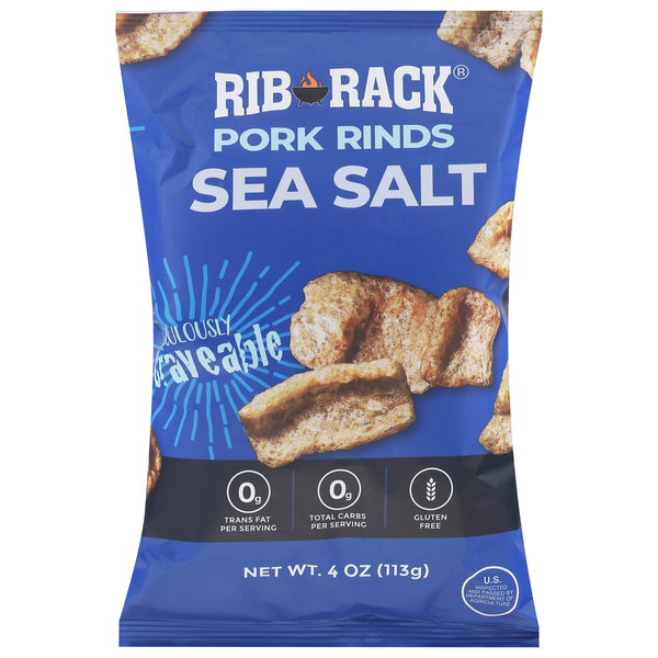 Save on Rib Rack Sea Salt Pork Rinds Order Online Delivery | Giant