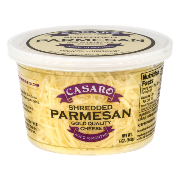 Grated Parmesan Cheese Tub