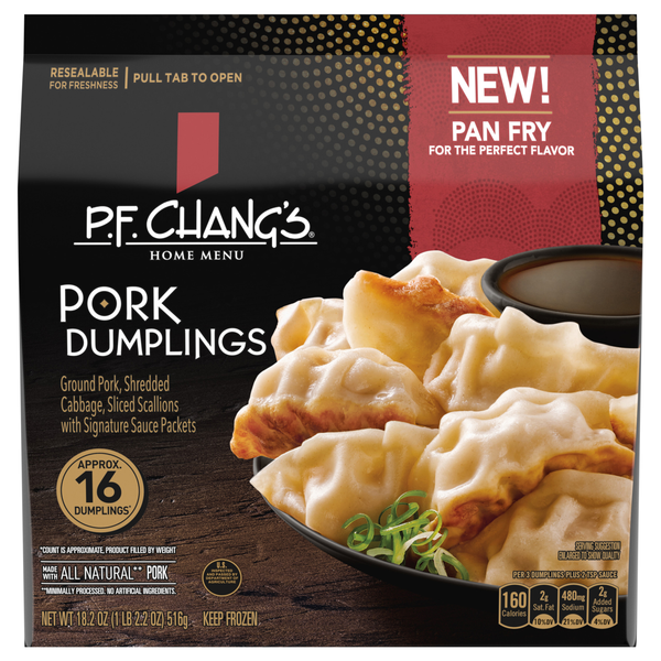 Save on P.F. Chang's Home Menu Pork Dumplings Frozen Order Online ...