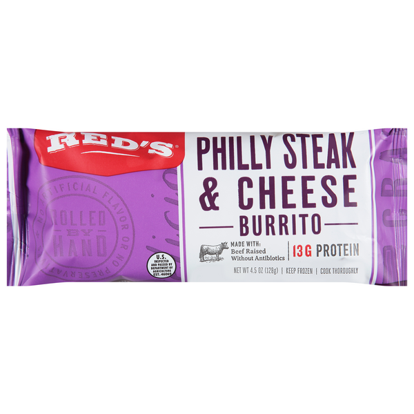 Save on Red's Burrito Philly Steak & Cheese Order Online Delivery ...