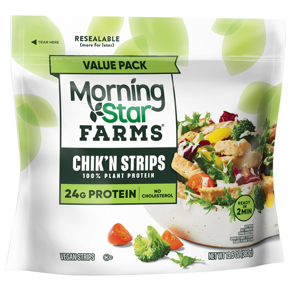 Save on MorningStar Farms Plant Based Chik'n Strips Frozen Order Online ...
