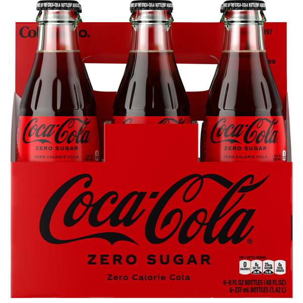 Save on Coca-Cola Zero Sugar Cola - 6 pk Order Online Delivery | GIANT