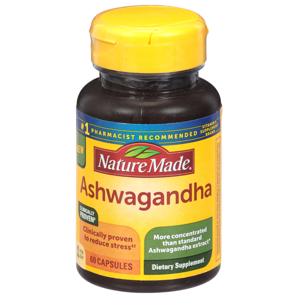Save on Nature Made Ashwagandha Dietary Supplement Capsules Order ...
