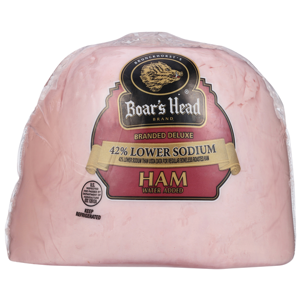 Save on Boar's Head Deli Lower Sodium Branded Deluxe Ham (Regular ...