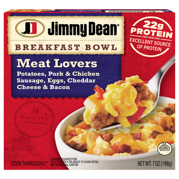 Save on Jimmy Dean Meat Lovers Breakfast Bowl Frozen Meal Order Online ...