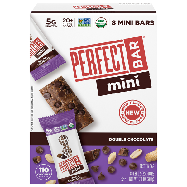 Save on Perfect Bar Double Chocolate Snack Size - 8 ct Refrigerated ...