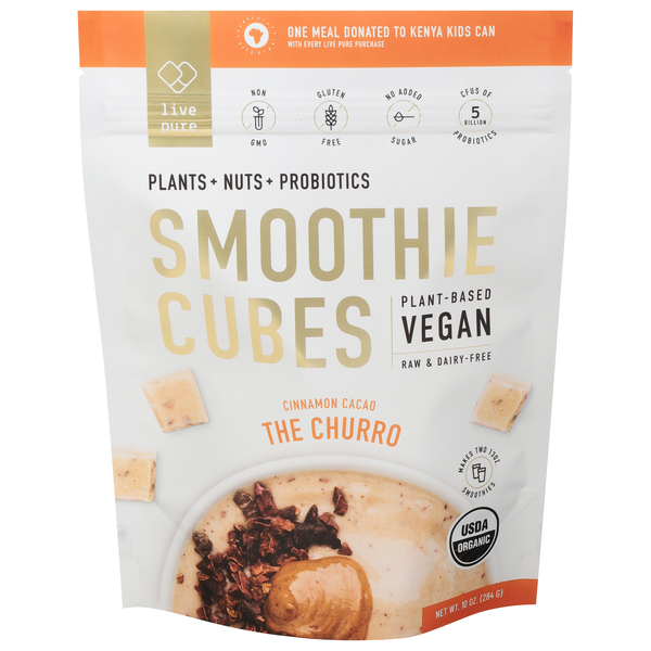 Save on Live Pure Plant-Based Vegan The Churro Cinnamon Cacao Smoothie ...
