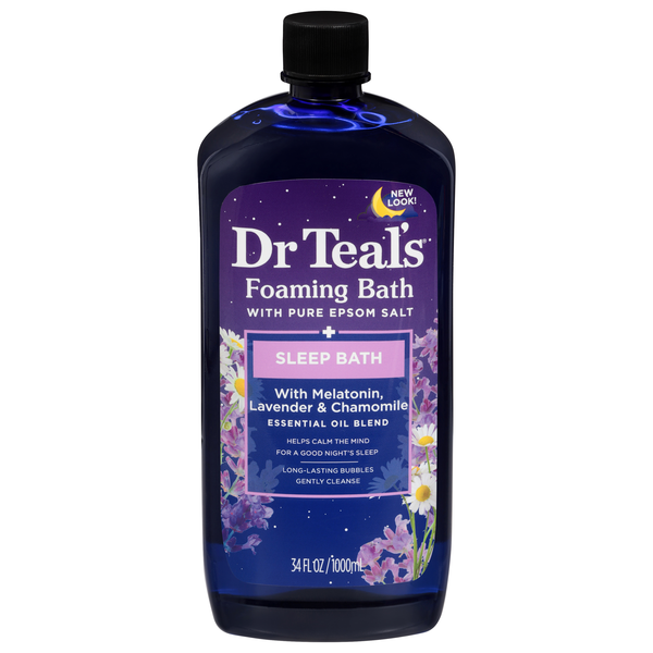 Save on Dr. Teal's Lavender & Chamomile Melatonin Sleep Foaming Bath Order Online Delivery | Giant