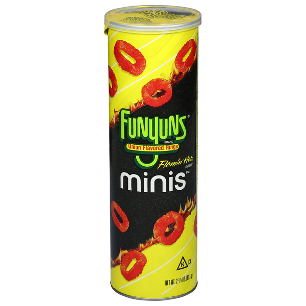 Save on Funyuns Minis Flamin' Hot Onion Flavored Rings Order Online Delivery | MARTIN'S