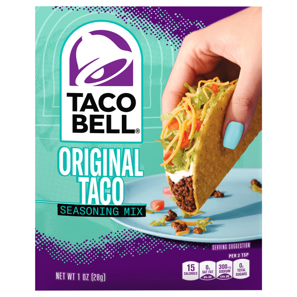 Save on Taco Bell Original Taco Seasoning Mix Packet Order Online ...