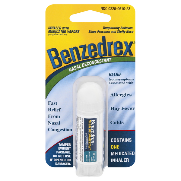 Save on Benzedrex Nasal Decongestant Inhaler Order Online Delivery | Giant
