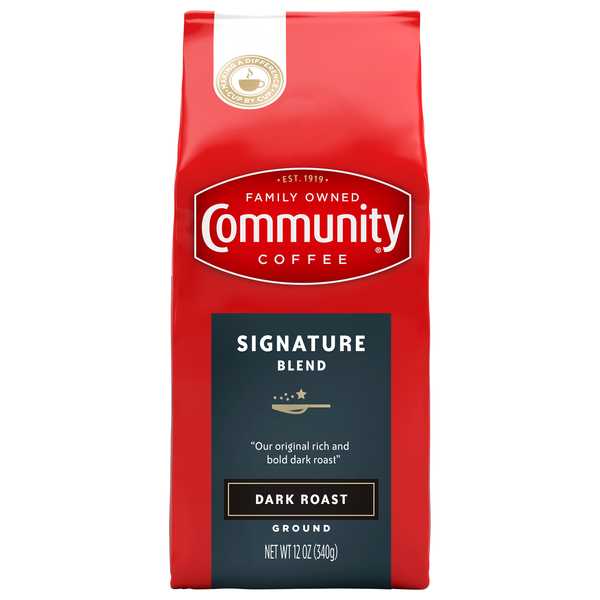 Save on Community Signature Blend Dark Roast Ground Coffee Order Online Delivery | Giant