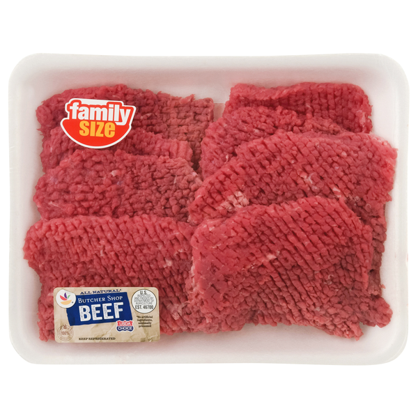 Save on Giant USDA Choice Beef Cubed Steak Family Size - 6-8 ct Fresh ...