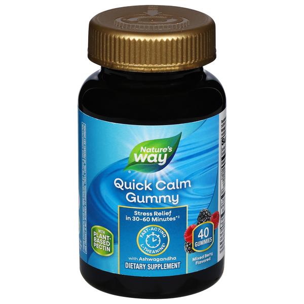 Save on Nature's Way Quick Calm Mixed Berry Flavored Gummies Order ...
