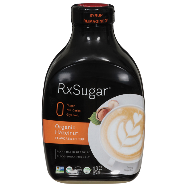 Save on RxSugar Organic Hazelnut Syrup Order Online Delivery | Giant