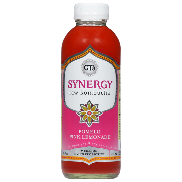 Save on GT's Synergy Pomelo Pink Lemonade Raw Kombucha Order Online Delivery | Food Lion