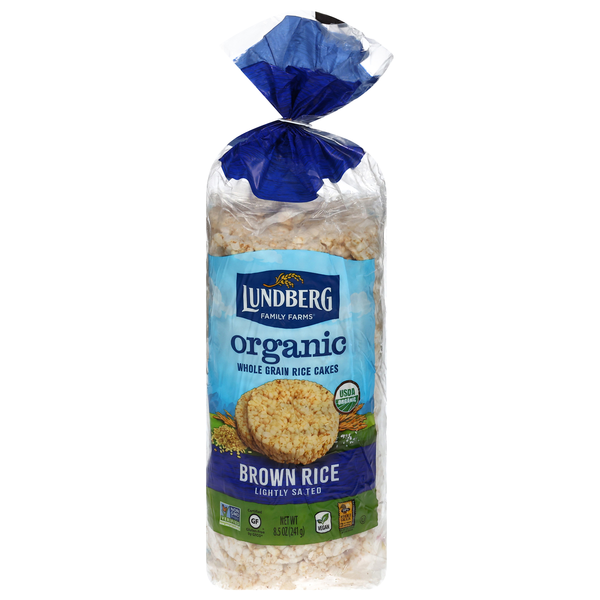 Save on Lundberg Rice Cakes Brown Rice Lightly Salted Vegan Organic ...