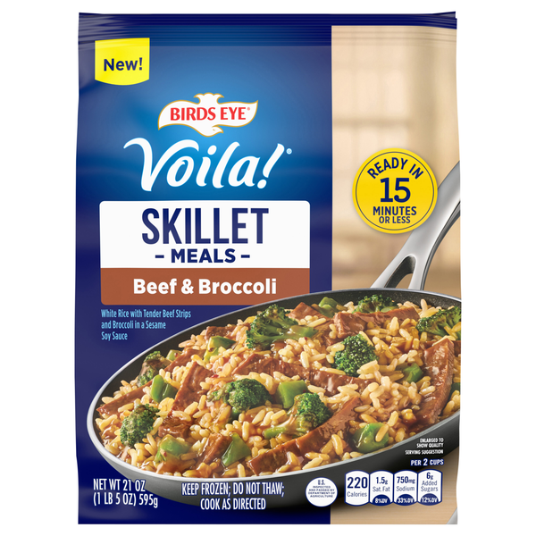 Save on Birds Eye Voila! Beef & Broccoli Frozen Skillet Meal Order ...