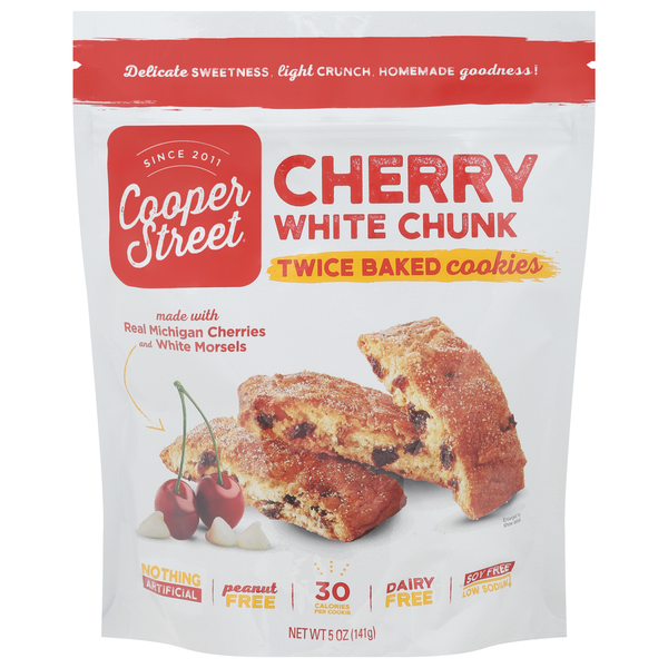 Save on Cooper Street Cherry White Chunk Twice Baked Cookies Order ...