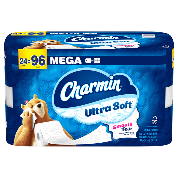 Save on Charmin Ultra Soft Mega Roll 2-Ply Toilet Paper Order Online ...