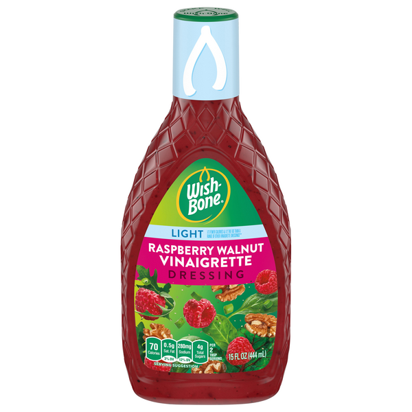 Save on Wish-Bone Raspberry Walnut Vinaigrette Salad Dressing Light ...