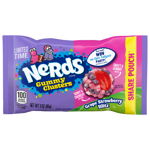 Save on Nerds Grape Strawberry Blitz Gummy Clusters Candy Share Pouch ...