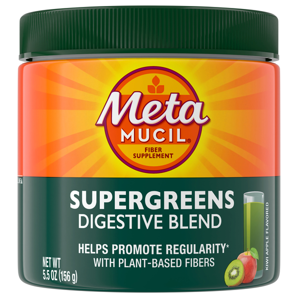 Save on MetaMucil Supergreens Digestive Blend Fiber Supplement Order ...