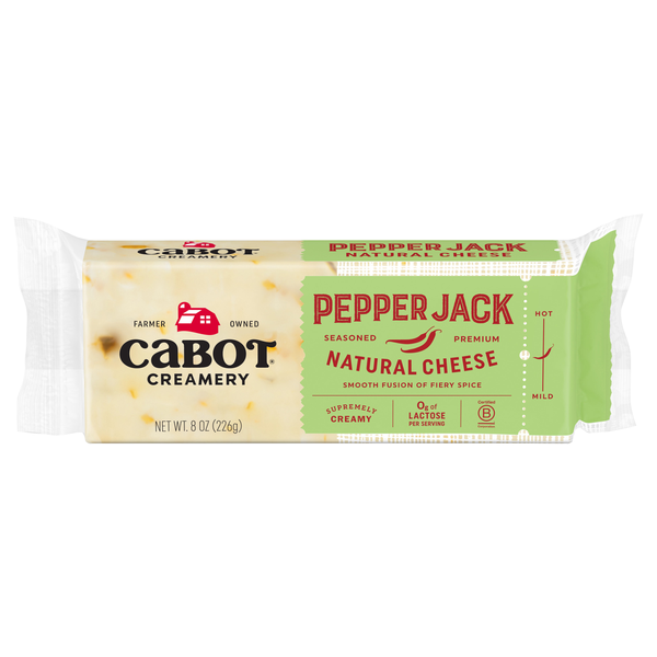 Save on Cabot Creamery Natural Pepper Jack Cheese Block Order Online ...