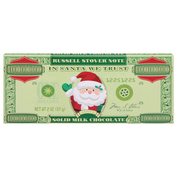 Save on Russell Stover Santa Money Solid Milk Chocolate Christmas Candy ...