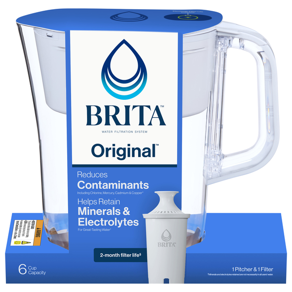 Save on Brita Water Filtration System 6 cup Order Online Delivery | Giant