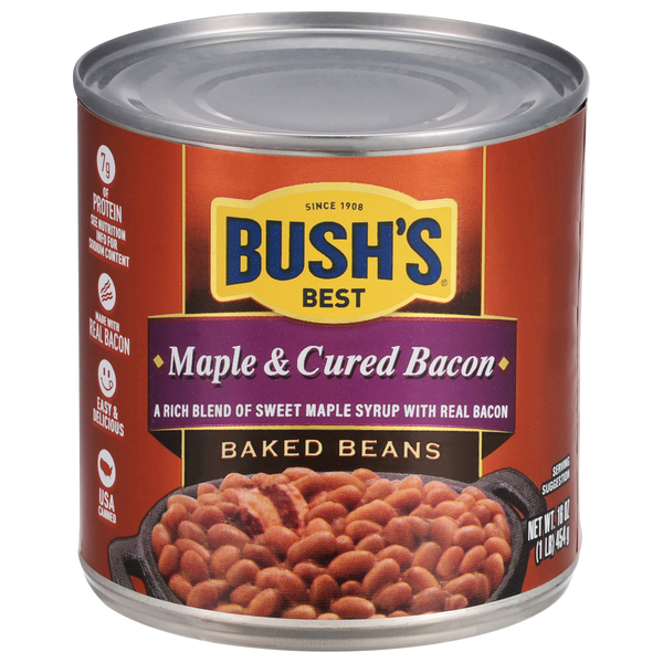 Save on Bush's Best Maple & Cured Bacon Baked Beans Order Online ...