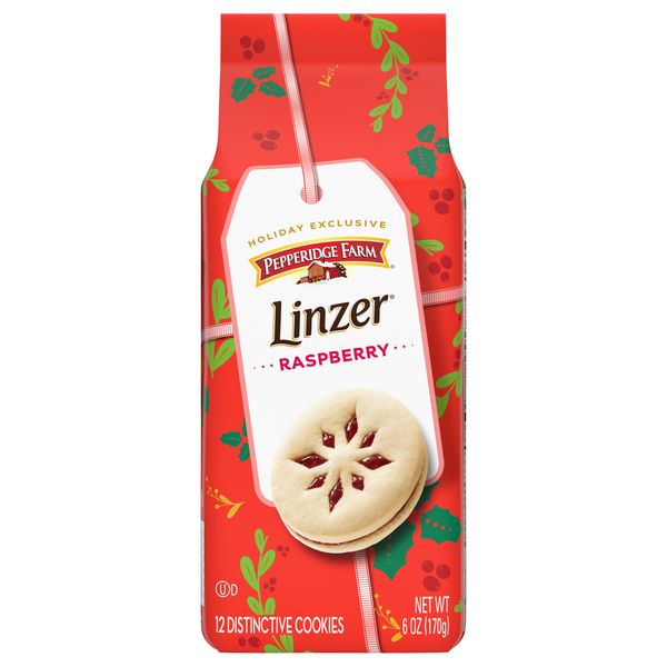 Save on Pepperidge Farm Linzer Cookies Raspberry - 12 ct Order Online ...