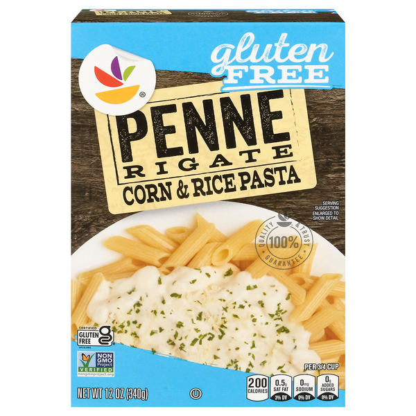Save on Our Brand Gluten Free Penne Rigate Corn & Rice Pasta Order ...