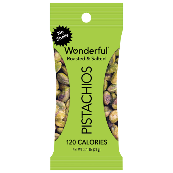 Save on Wonderful Roasted & Salted Pistachios No Shells Order Online ...