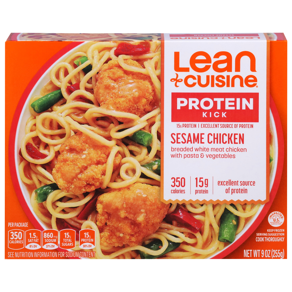 Save on Lean Cuisine Protein Kick Sesame Chicken Frozen Meal Order ...