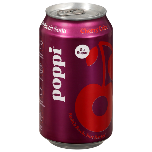 Save on Poppi Cherry Cola Prebiotic Soda Order Online Delivery | Stop ...