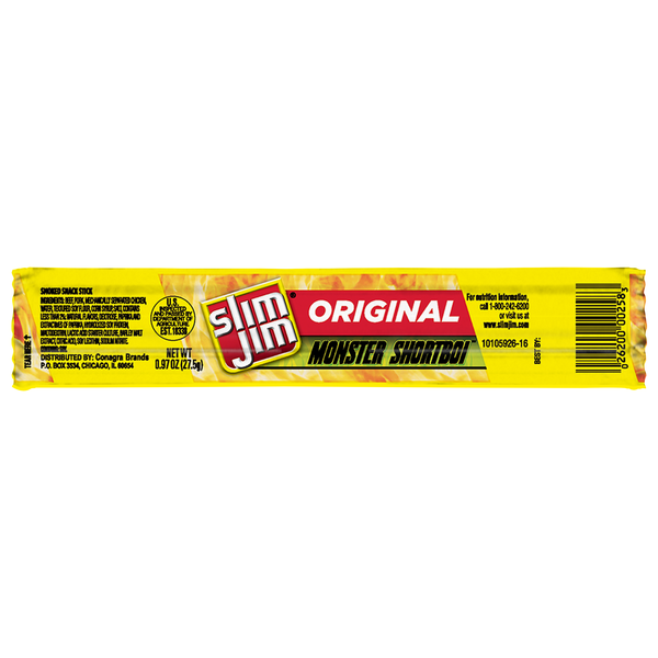 Save on Slim Jim Original Monster Shortboi Smoked Meat Stick Order ...