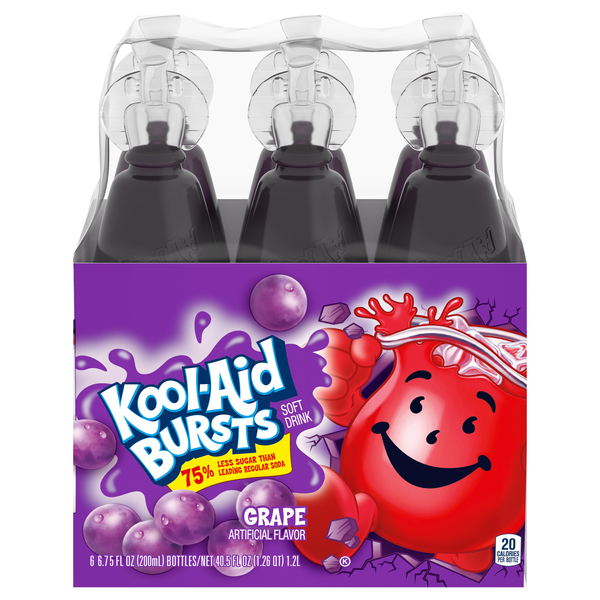 Save on Kool-Aid Bursts Grape Soft Drink - 6 pk Order Online Delivery ...