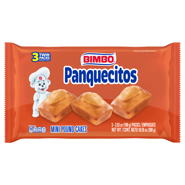 Save on Bimbo Panquecitos Mini Pound Cakes - 3 ct Order Online Delivery ...