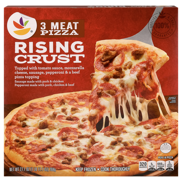 Save on Stop & Shop Rising Crust 3 Meat Pizza Frozen Order Online ...